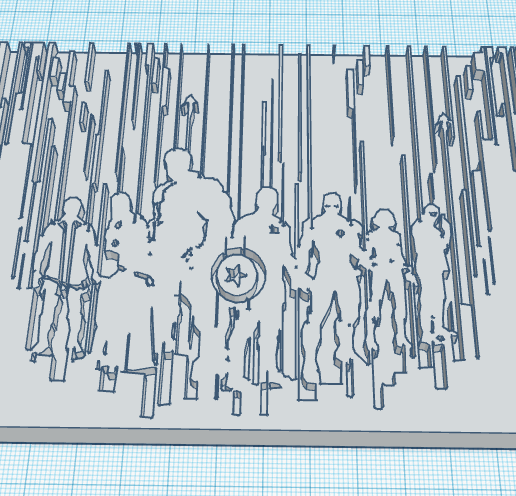 STL file Decorative Avengers stage 🦸 ・3D printing model to download・Cults