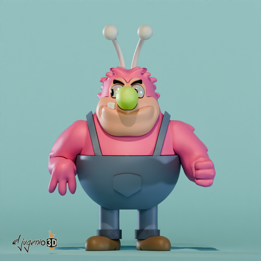 🎨 FUZZY LUMPKINS HAIRY FAN ART・ 3D File for 3D printing・Cults