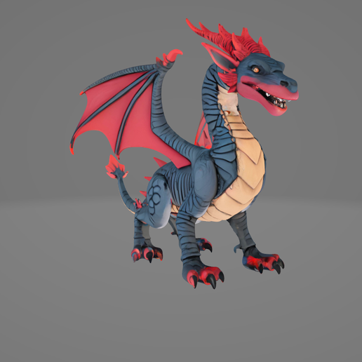 STL file Inferno Wyvern 🔥 ・3D printing template to download・Cults