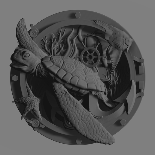 STL file Tortoise stl cnc design 👾 ・3D printable model to download・Cults