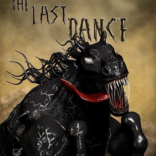 🐎 Venom Symbiote Horse The Last Dance 1/6 Scale・ 3D File for 3D ...