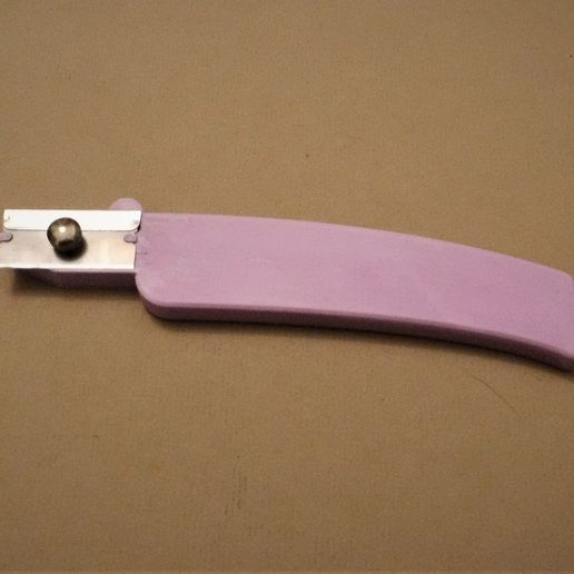 single edge razor knife