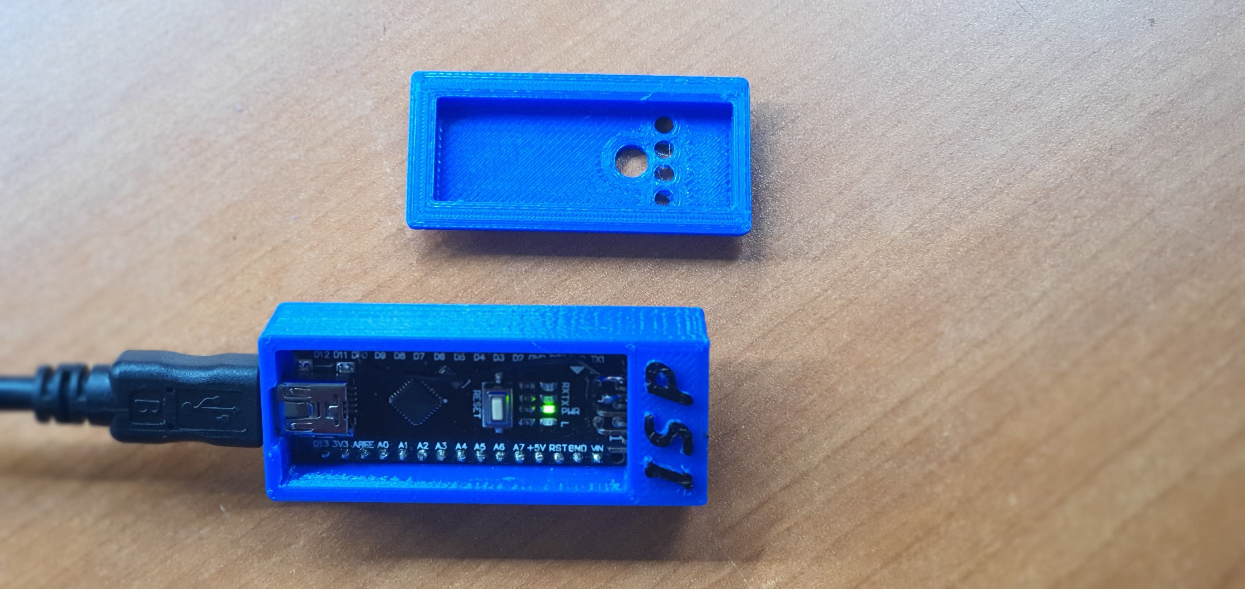 Download STL file Aruino Nano case for ISP Program downloading • 3D ...