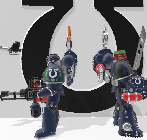 ⚔ Custom 1/18 Ultramarines MKIV and Primaris Destroyers・Free 3D File ...
