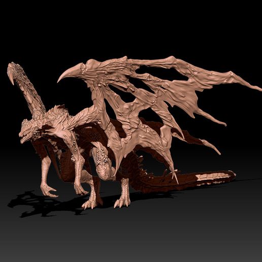 🐉 Darkeater Midir - Dark Souls 3・ STL File for 3D printing・Cults