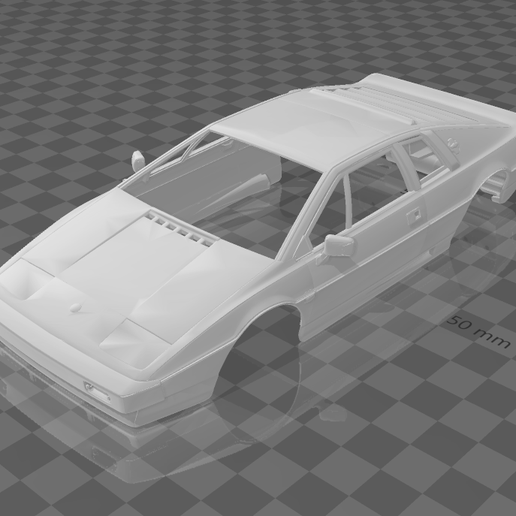 🪷 Lotus Esprit Turbo 1980 Shell Body – Divided Parts for Easy Printing ...