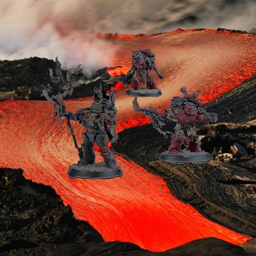 3D file man and 2 serfs 👨 ・3D print design to download・Cults