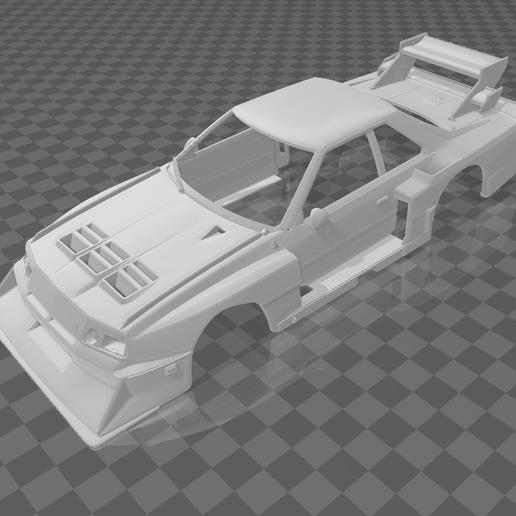 👤 Nissan Skyline R30 Super Silhouette 1983 Shell Body - Divided Parts ...