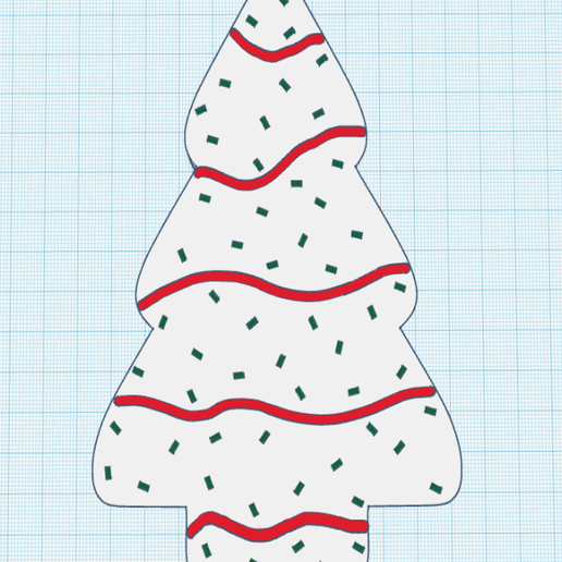 🎄 Little Debbie Christmas Cake・ STL File for ・Cults