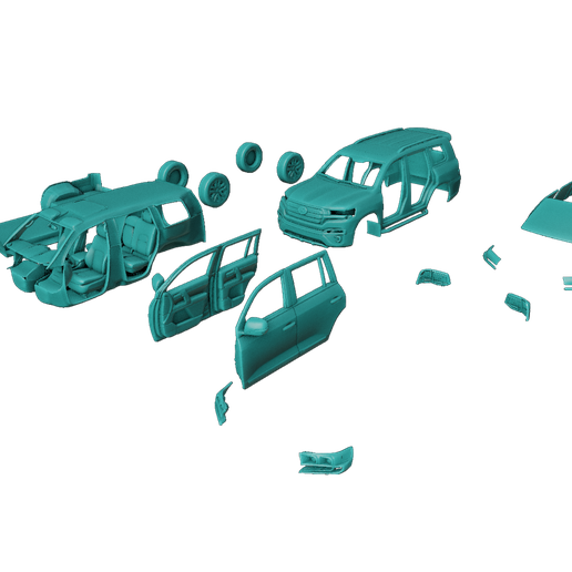 🚗 Toyota Land Cruiser VRX・Archivo STL para ・Cults