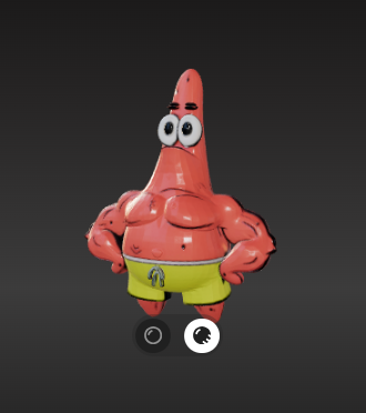 Archivo STL Patrick Star in SpongeBob Muscular Starfish Cartoon ...