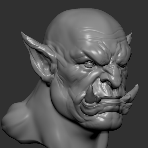 🎲 Orc Face-Head・Archivo STL Gratis para Impresión 3D・Cults