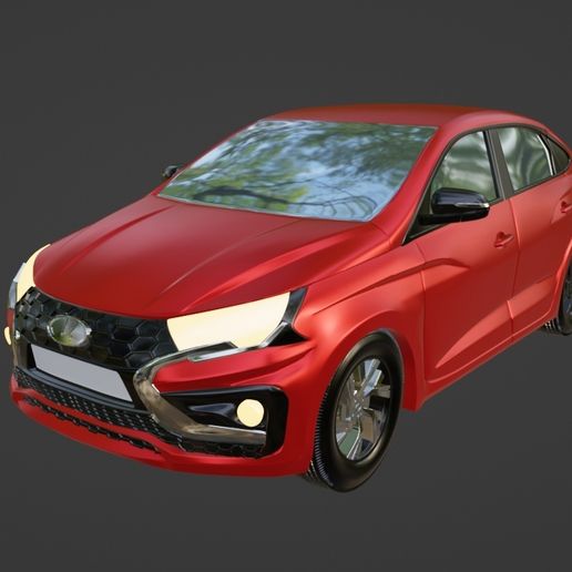 🚗 Автомобиль Lada Iskra (Лада Искра)・ STL File for 3D printing・Cults
