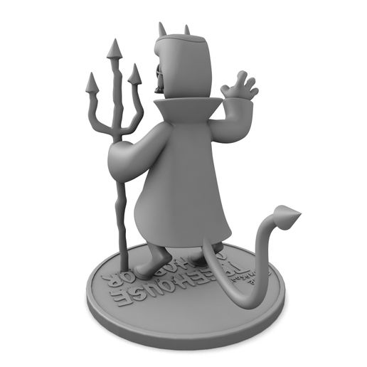 😈 Devil Flanders - The Simpsons Treehouse of Horror・ STL File for 3D ...