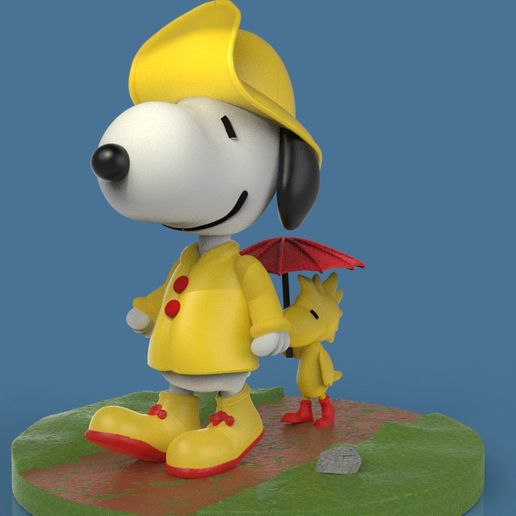 🐕 Snoopy・ STL File for 3D printing・Cults