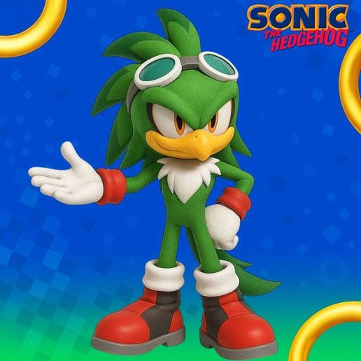 🦅 jet the hawk sonic the hedgehog・ STL File for 3D printing・Cults