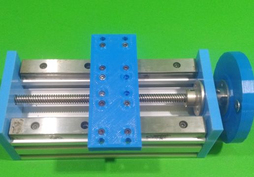 🛝 DIY Z Axis Slide Motion C Beam Homemade Linear Rail Aluminium・Free 3D ...