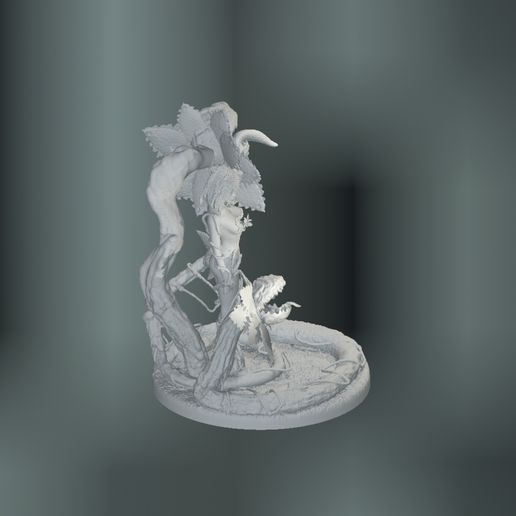 🗿 Poison ivy・ STL File for 3D printing・Cults