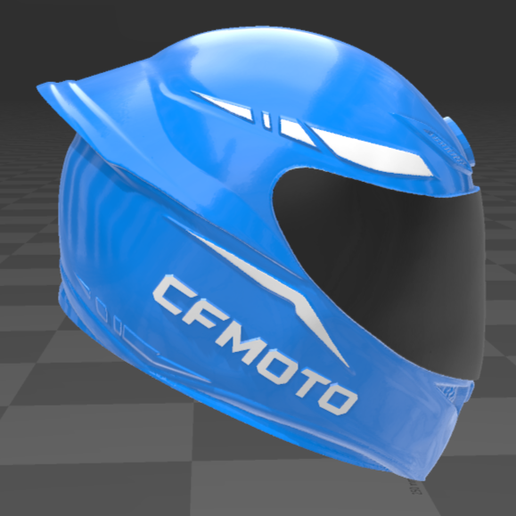 STL file CFMOTO MOTORCYCLE HELMET MOTOGP 2025 🏍️ ・3D printer model to ...