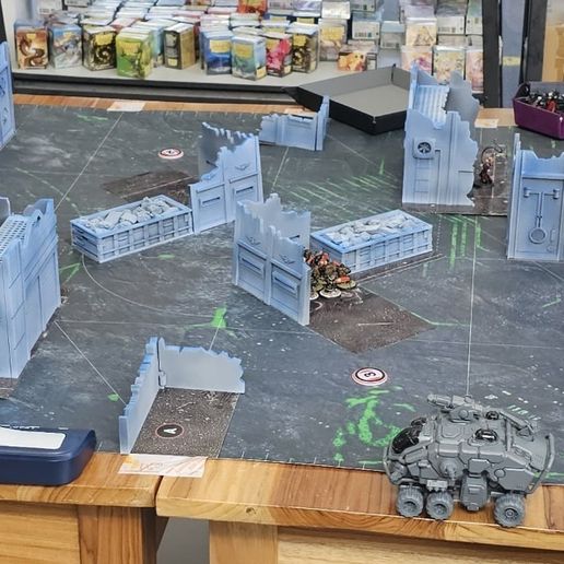 🎲 Wargaming Sci-Fi Terrain Set・ STL File for 3D printing・Cults