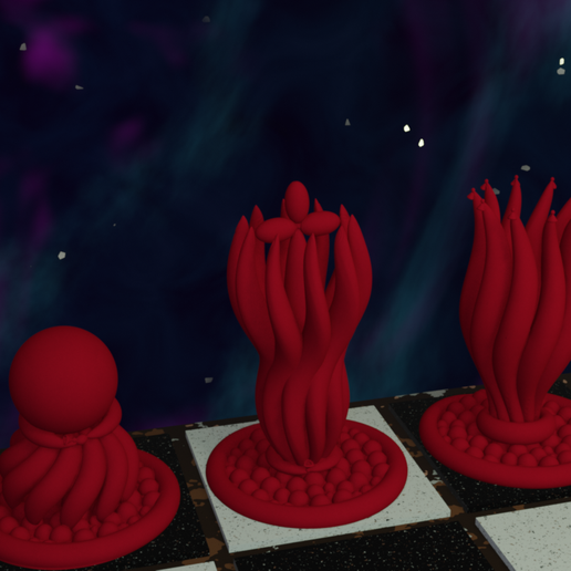 3D file Chess Set Twisted Balloon Party Animals ♟️ ・3D printable model ...