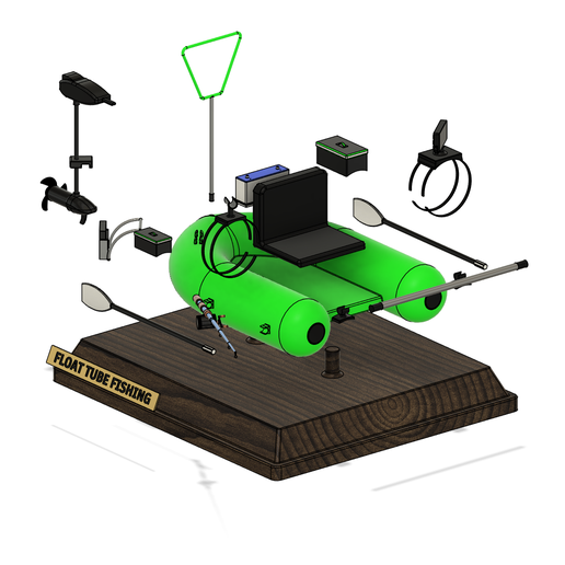 Tubo flotador 🎣・Archivo 3D para Impresión 3D・Cults