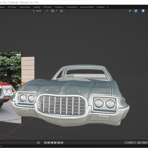🚙 Ford Ranchero 1972・ STL File for 3D printing・Cults