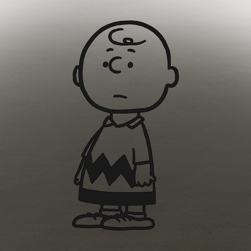 STL file Charlie Brown 👾 (OBJ)・3D printer design to download・Cults