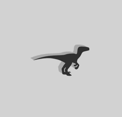 🎨 Raptor Decoration - 2D Art・ STL File for 3D printing and CNC ...