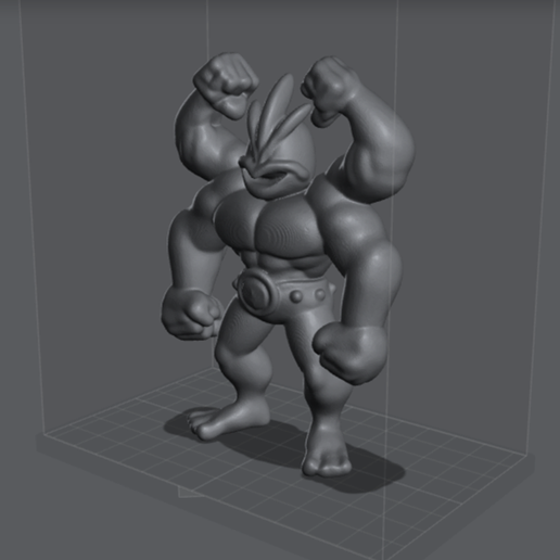 STL file Pokémon Machamp 🧞‍♂️ (OBJ)・3D printable design to download・Cults