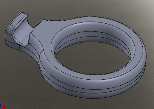 STL file Slim Cigarrete Smoking Ring 🚬 ・3D print object to download・Cults