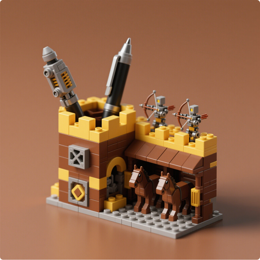 🏰 Lego Castle・ STL File for 3D printing・Cults