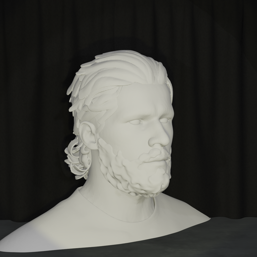 Archivo STL Alisson Becker Bust 👤 ・Diseño de impresión en 3D para ...