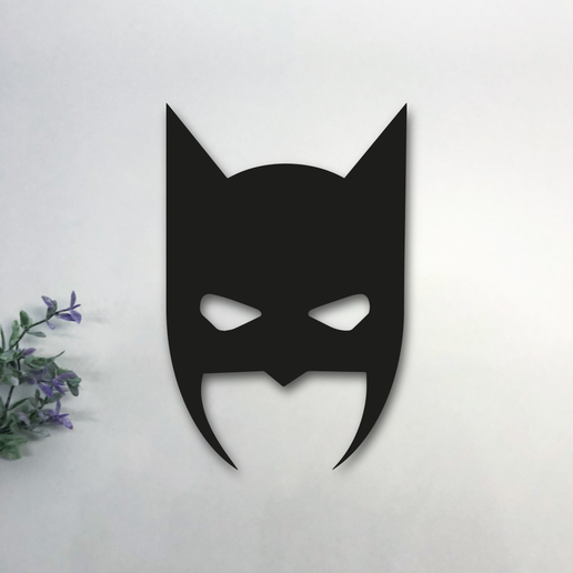 batman face black background