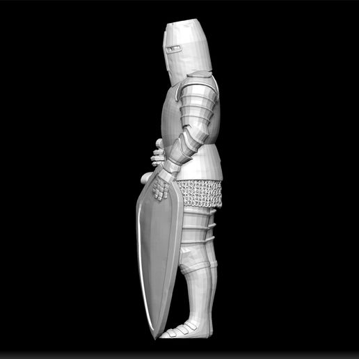 STL file Knight 3D Print Model - Armored Warrior STL File - Medieval ...