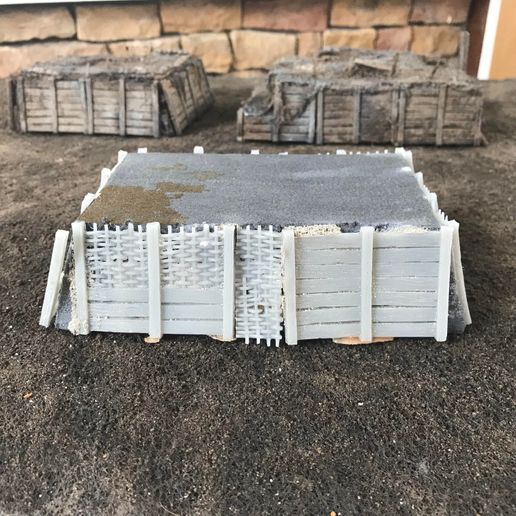 🎲 Trench Panels・ 3D File for 3D printing・Cults