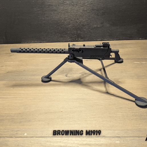 🔫 Browning cal .30 M1919 machine gun - scale 1/4・ STL File for 3D ...