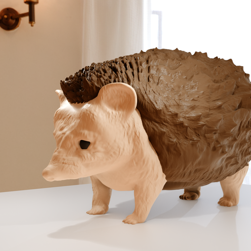 STL file hedgehog stl 🦔 ・3D printing design to download・Cults