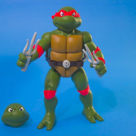 Fichier STL Raphael / TMNT Animated Series 🥷 ・Plan pour imprimante 3D à ...