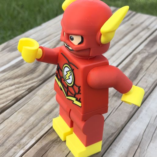 🧱 Speedster Brick Hero – Big Block-Style Runner Figure・ 3MF File for 3D ...