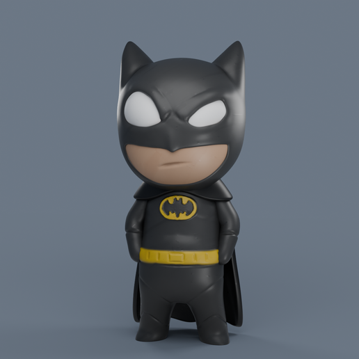 Free STL file Batman (CutieCon Figure) 🎁 ・3D printing template to ...