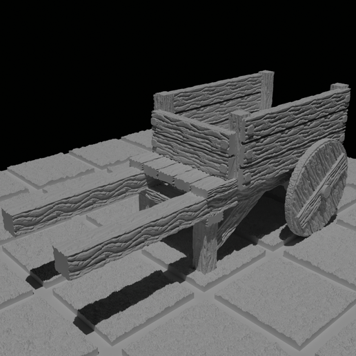 STL file Medieval Tumbrel Wagon 🎲 ・3D printable model to download・Cults