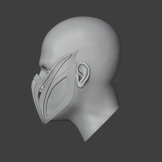 🌧️ Rain mask from Mortal Kombat 11 - Royal Probe・ 3D File for 3D ...