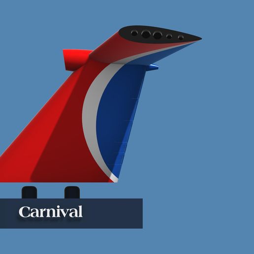 👽 Iconic funnels - Carnival cruise ships・ STL File for 3D printing・Cults