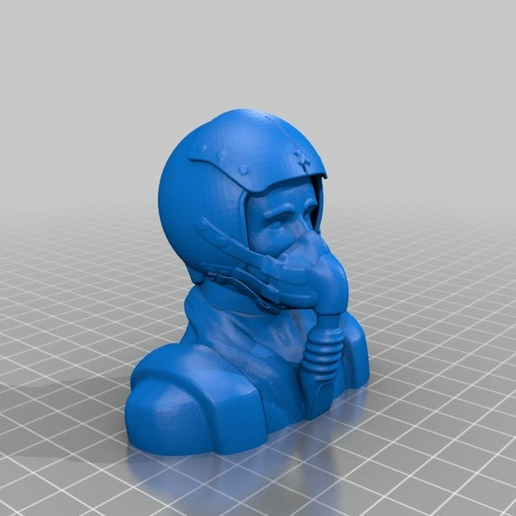 🧑‍ ️ RC Jet fighter pilot for 1:6,5 scale L-39・Free STL File for ・Cults