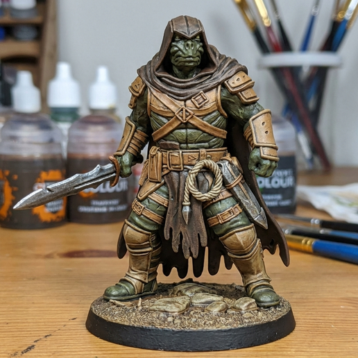 🐢 Ancient Tortoise Rogue - Shell-Shadow Infiltrator - Dark Fantasy ...