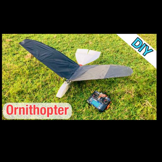 🐦 Ornithopter (RC Bird)・ STL File for 3D printing・Cults