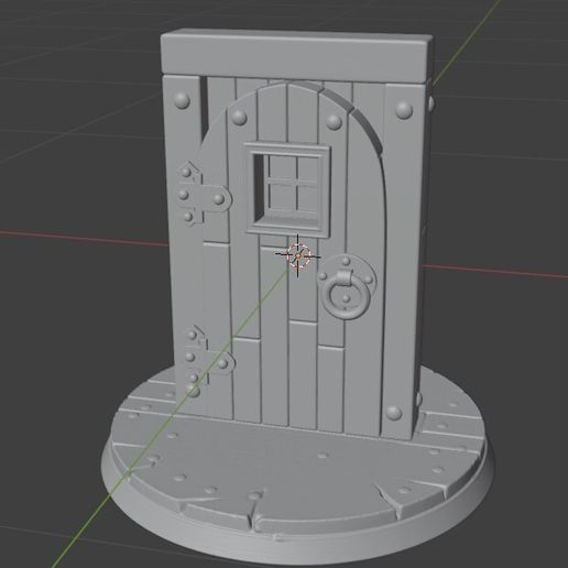 🪵 dnd wooden door・ STL File for 3D printing・Cults