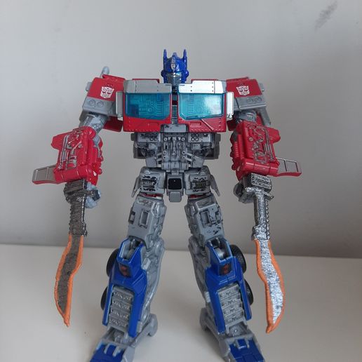 🔫 Weapons accessory kit for ROTB mainline optimus Prime・Free STL File ...
