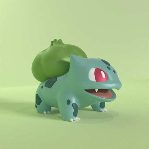 🐉 Bulbasaur POKEMON - READY TO PRINT・Free STL File for 3D printing・Cults